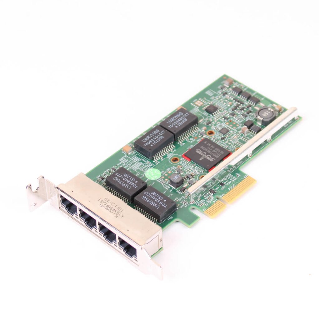 Carte Réseau Dell Broadcom Quad Port 1Gbps PCI-e (Remis à Neuf) - Compumax